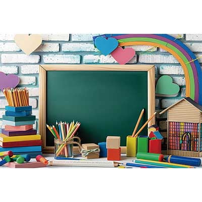 Kindergart Back to School rations Backdrop Preschool Chalkboard ...