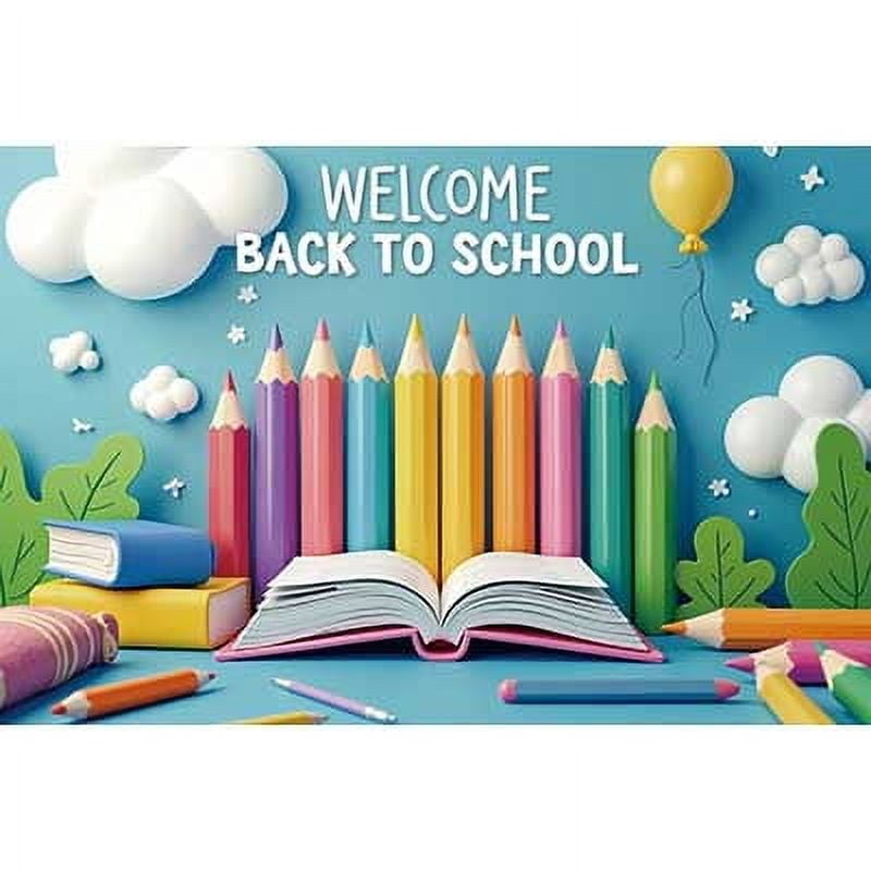Kindergart Back to School rations Backdrop Preschool Chalkboard ...