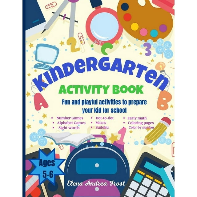 Kindergarten Activity Book : Awesome Kids Activity Workbook for kids ...