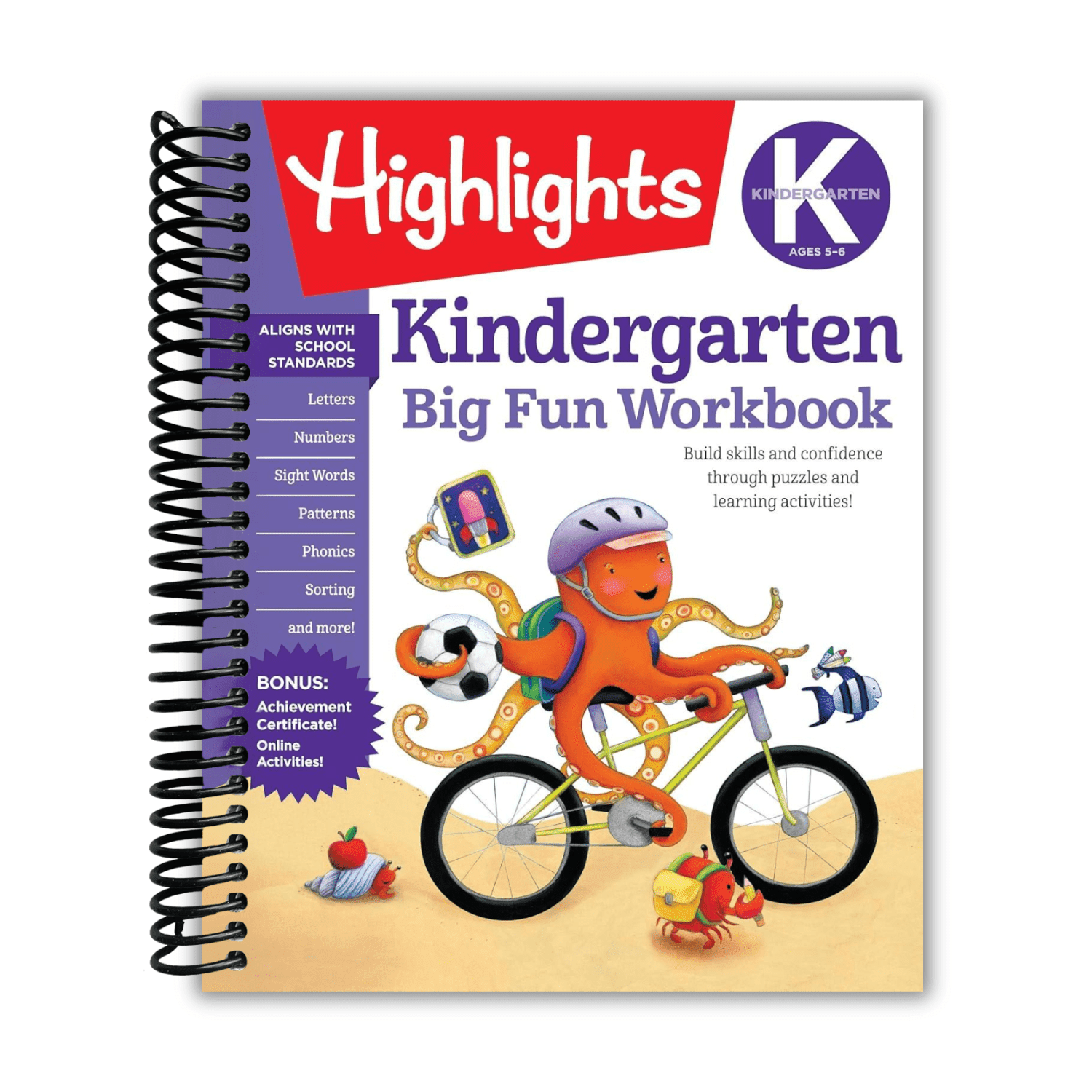 Kindergarten Big Fun Workbook: 256-Page School Workbook, Practice ...