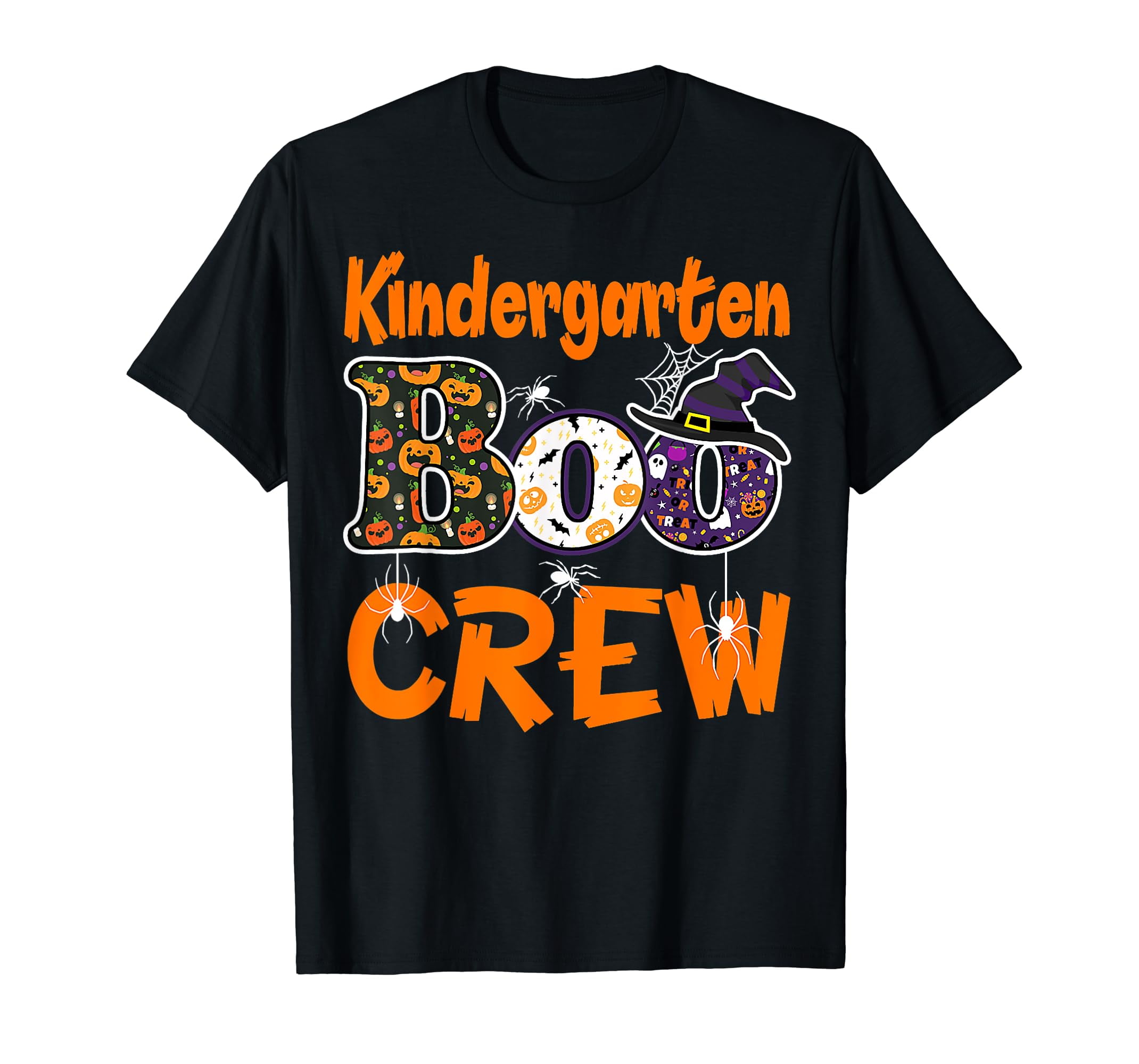 Kindergarten Boo Crew Teacher Student Halloween Costume 2023 T-Shirt ...