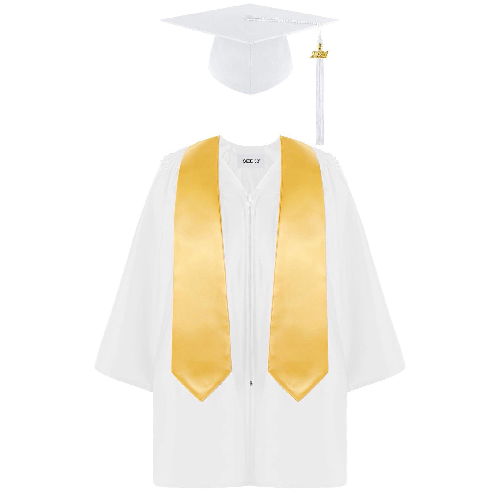 Kindergarten Cap and Gown Stole 2025 Tassel Sets Toddler kids ...