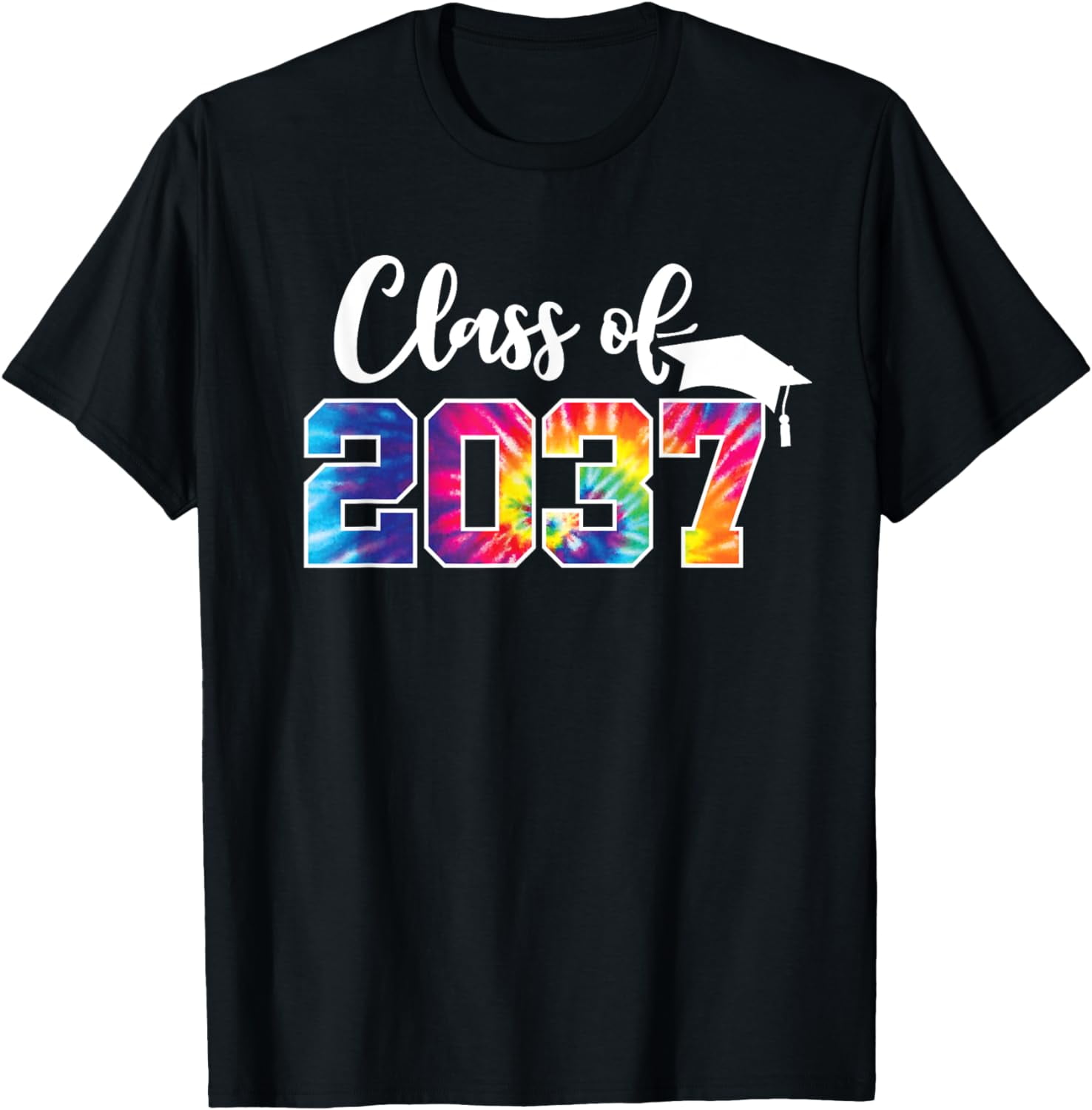 Kindergarten Class of 2037 First Day School Girls Graduation T-Shirt ...
