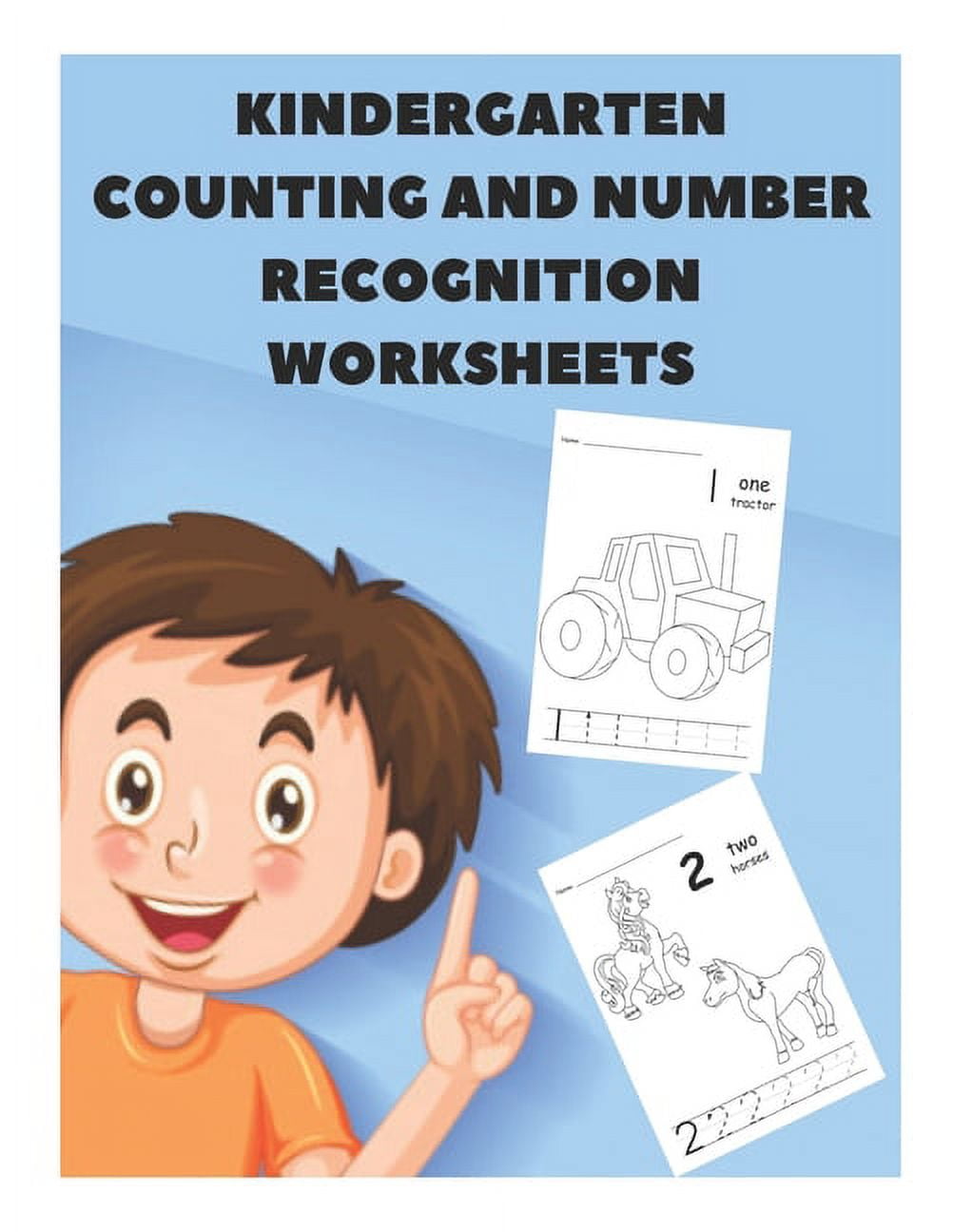 Kindergarten Counting and Number Recognition Worksheets: My ...