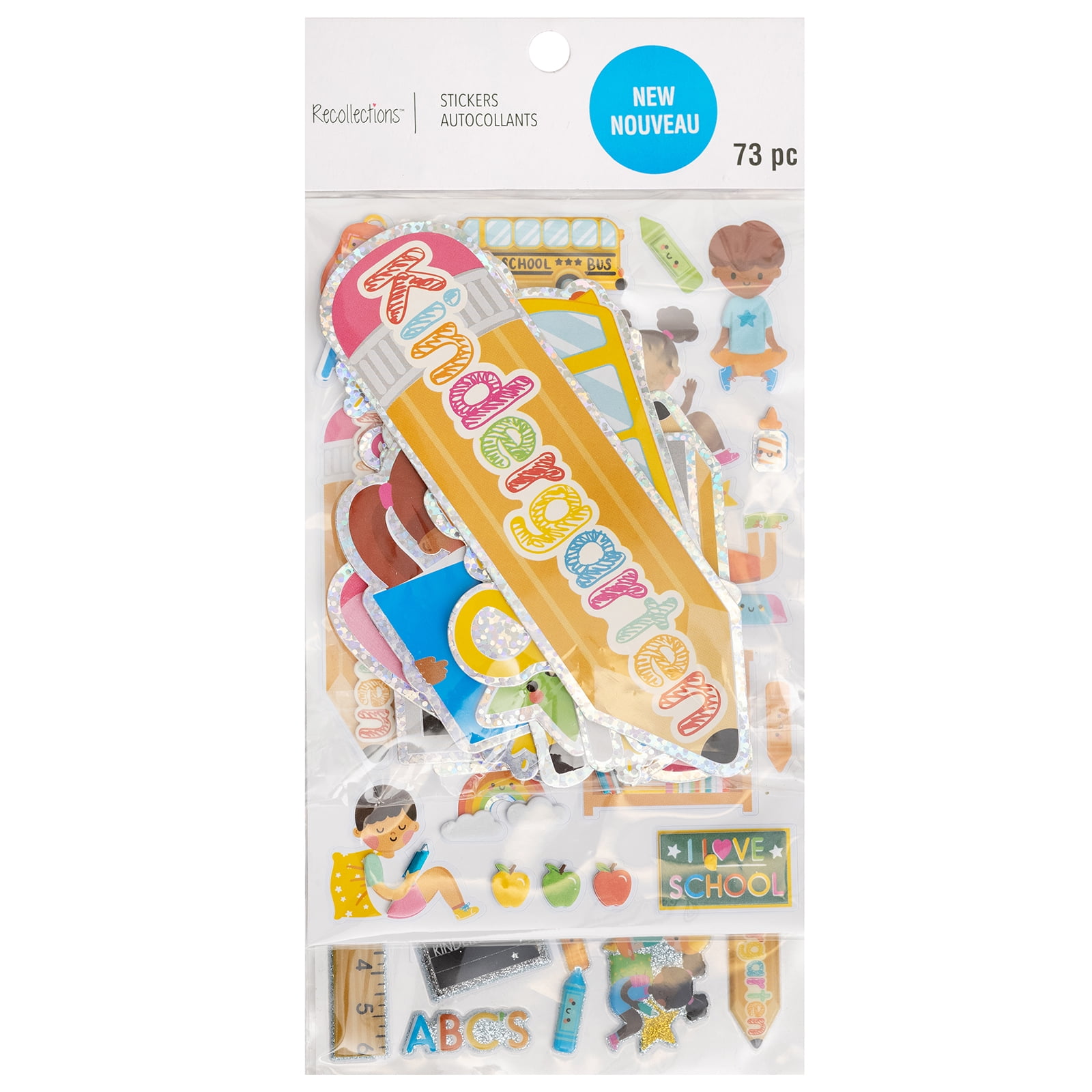 Kindergarten Dimensional Sticker Flip Pack by Recollections™ - Walmart.com