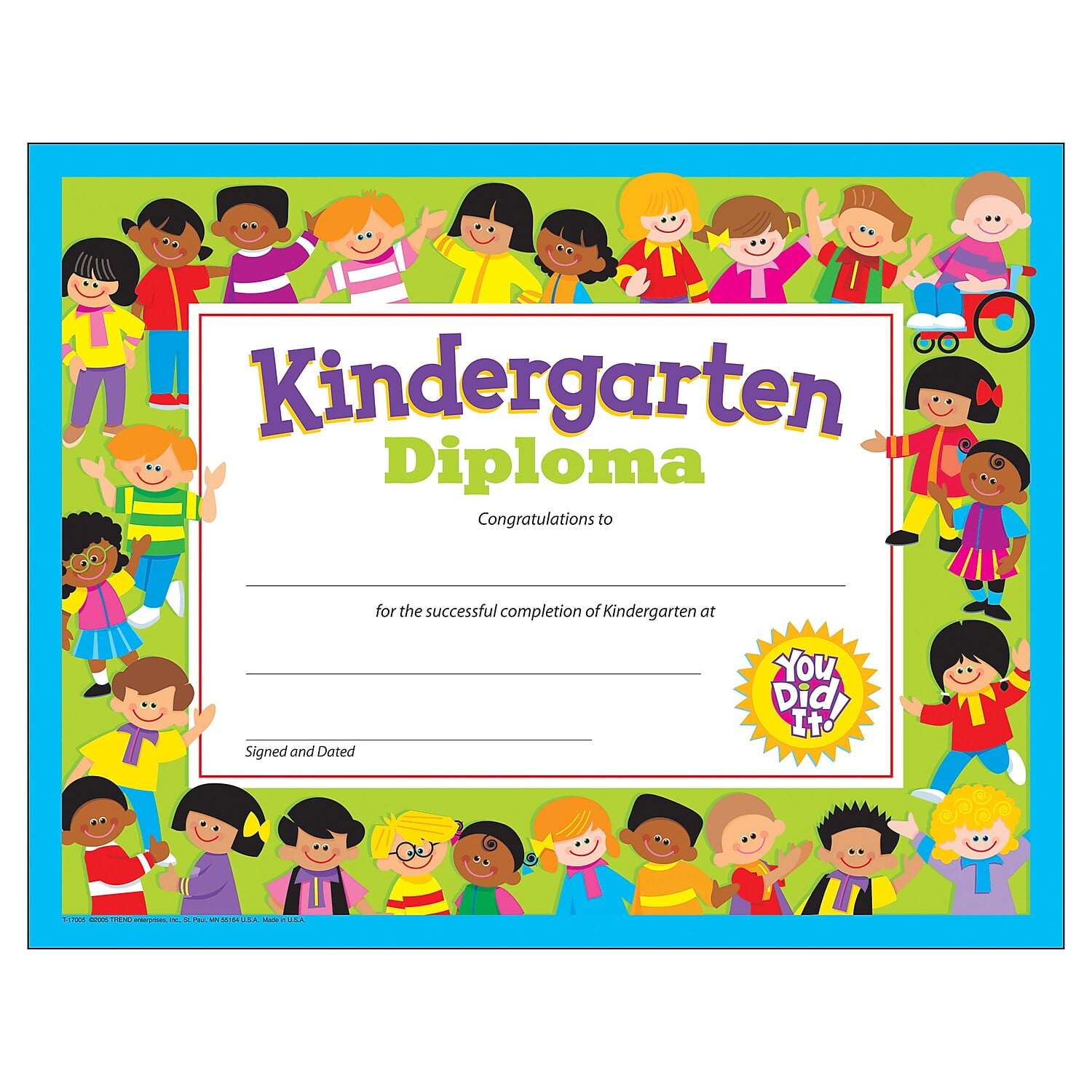 Kindergarten Diploma/Certificate , 30 ct - Walmart.com