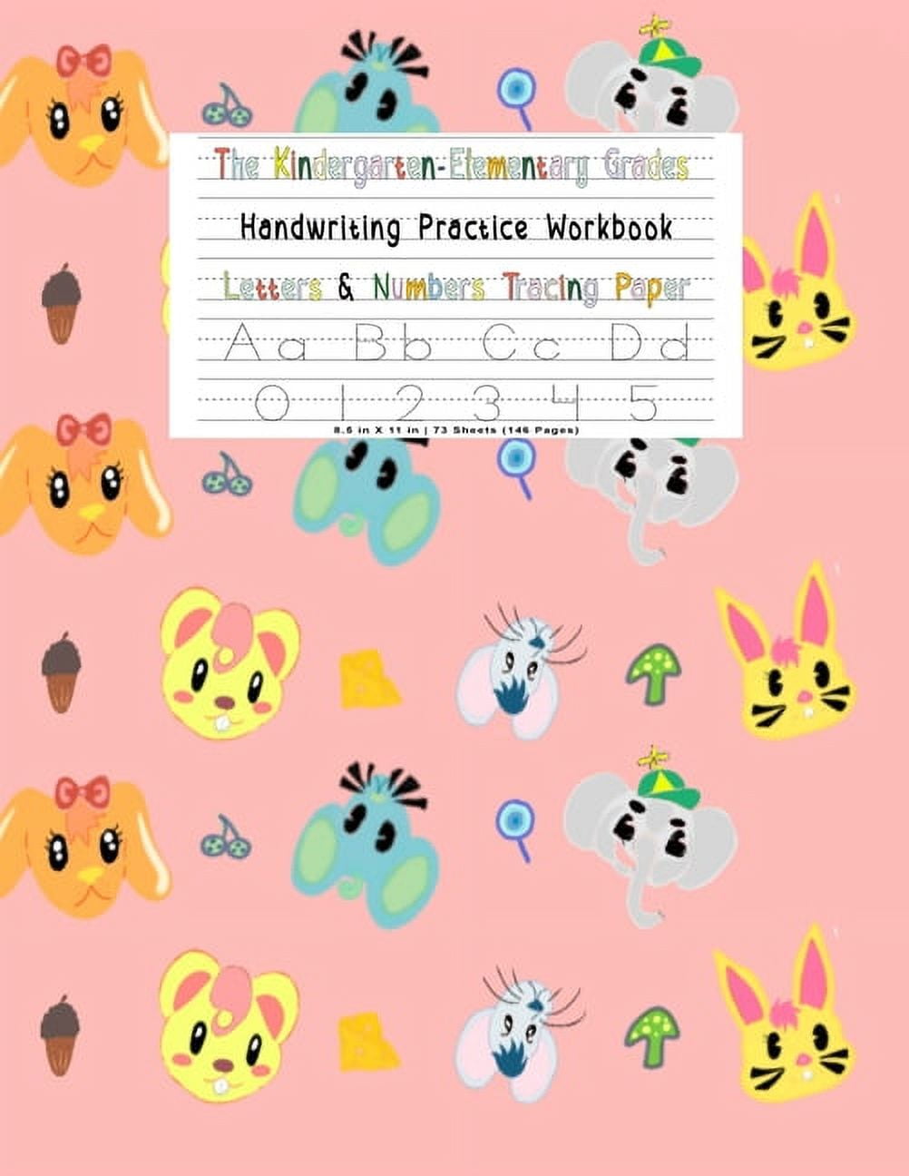 The Kindergarten Elementary Grades Handwriting Practice Notebook For ...