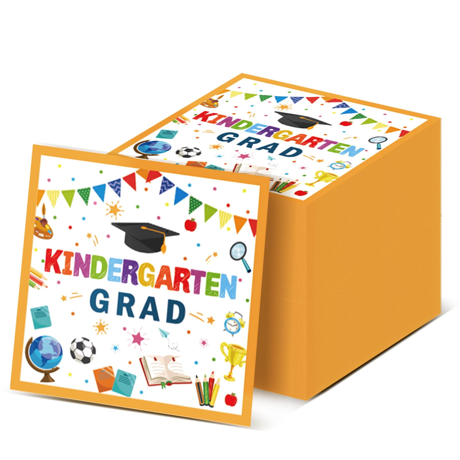 Kindergarten Grad Napkins for STF9 Graduation Party Supplies Preschool ...