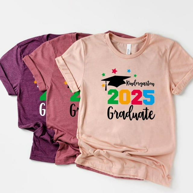 Kindergarten Grad Shirt, Senior Shirt, Graduation 2025, Graduation Gift ...