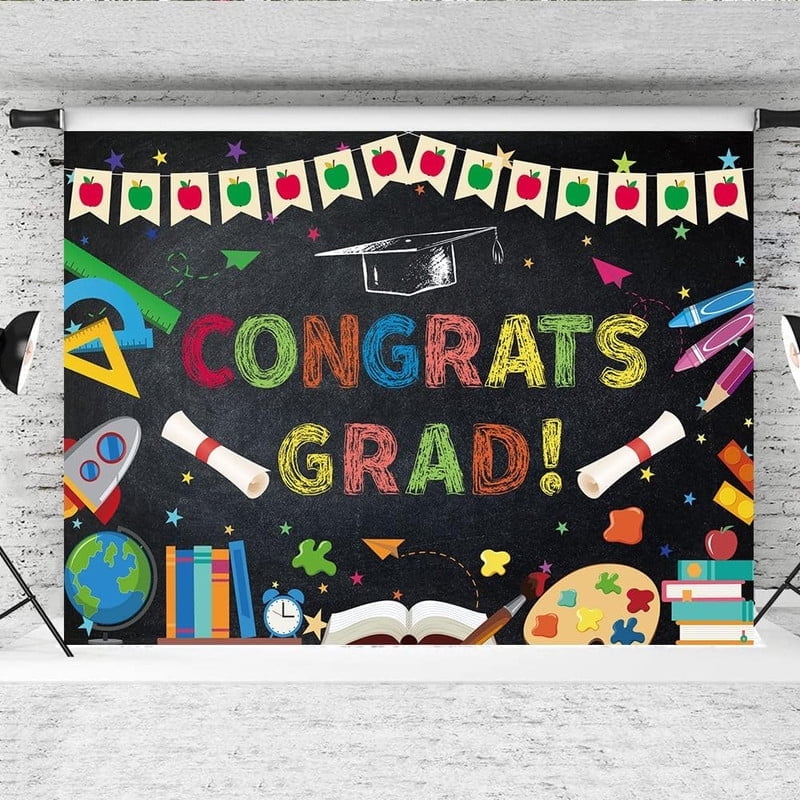 Kindergarten Graduation Backdrop Class of 2025 Pre-k Congratulation ...
