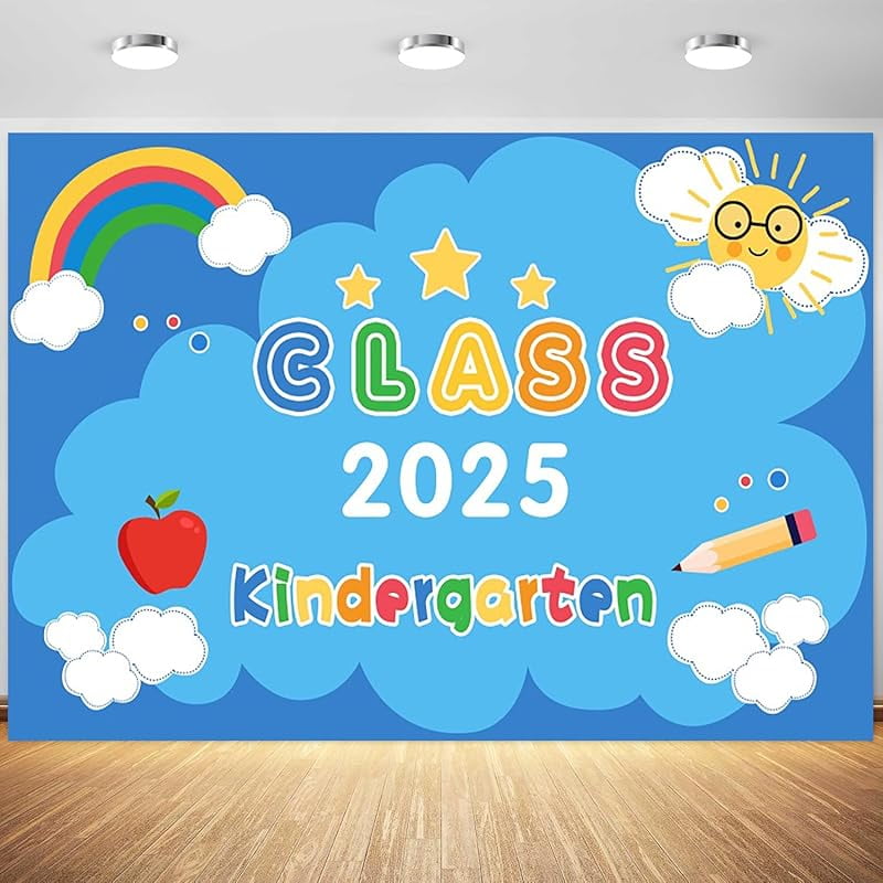 Kindergarten Graduation Backdrop Congrats Grad Class of 2025 ...