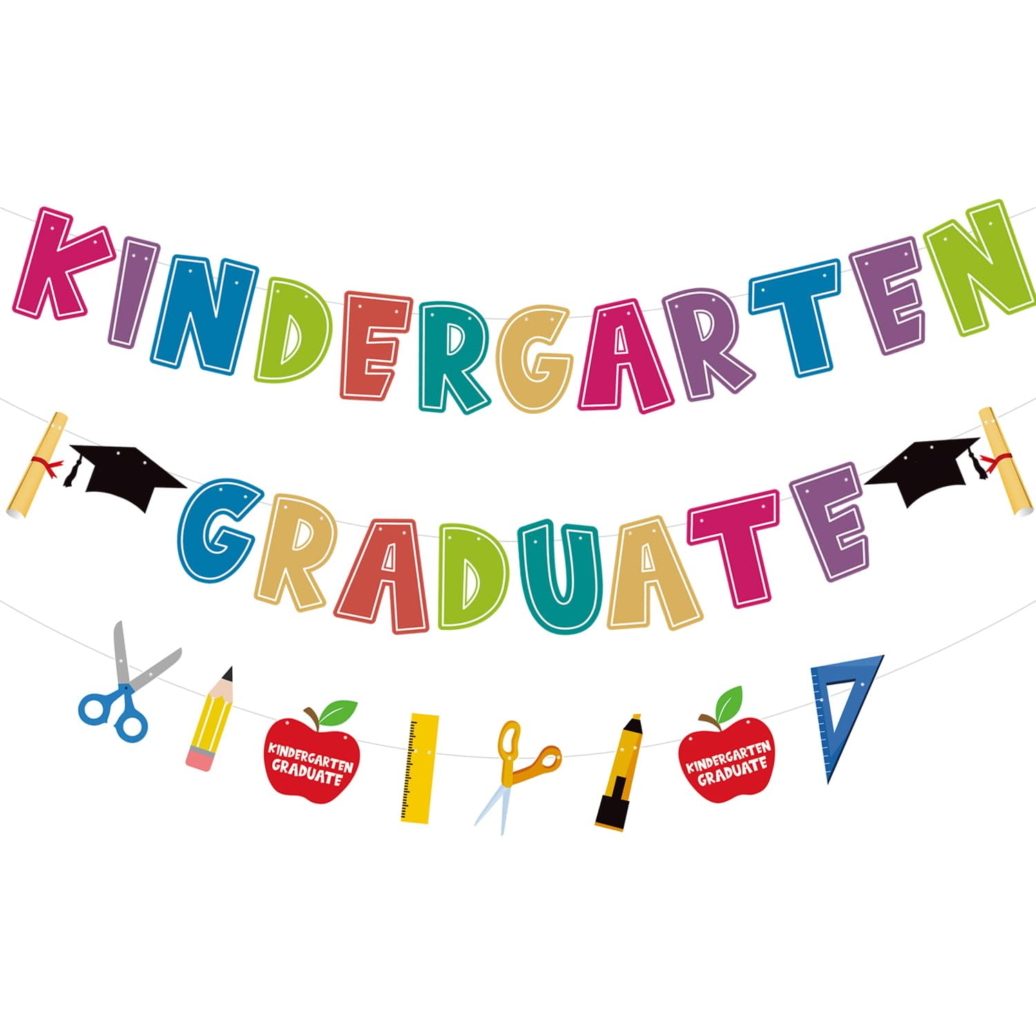 Kindergarten Graduation Banner, Kindergarten Graduation Decorations ...