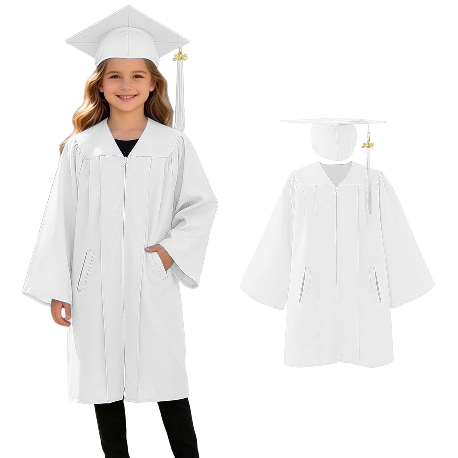 Kindergarten Graduation Cap and Gown Set for Preschool Nursery Kids ...