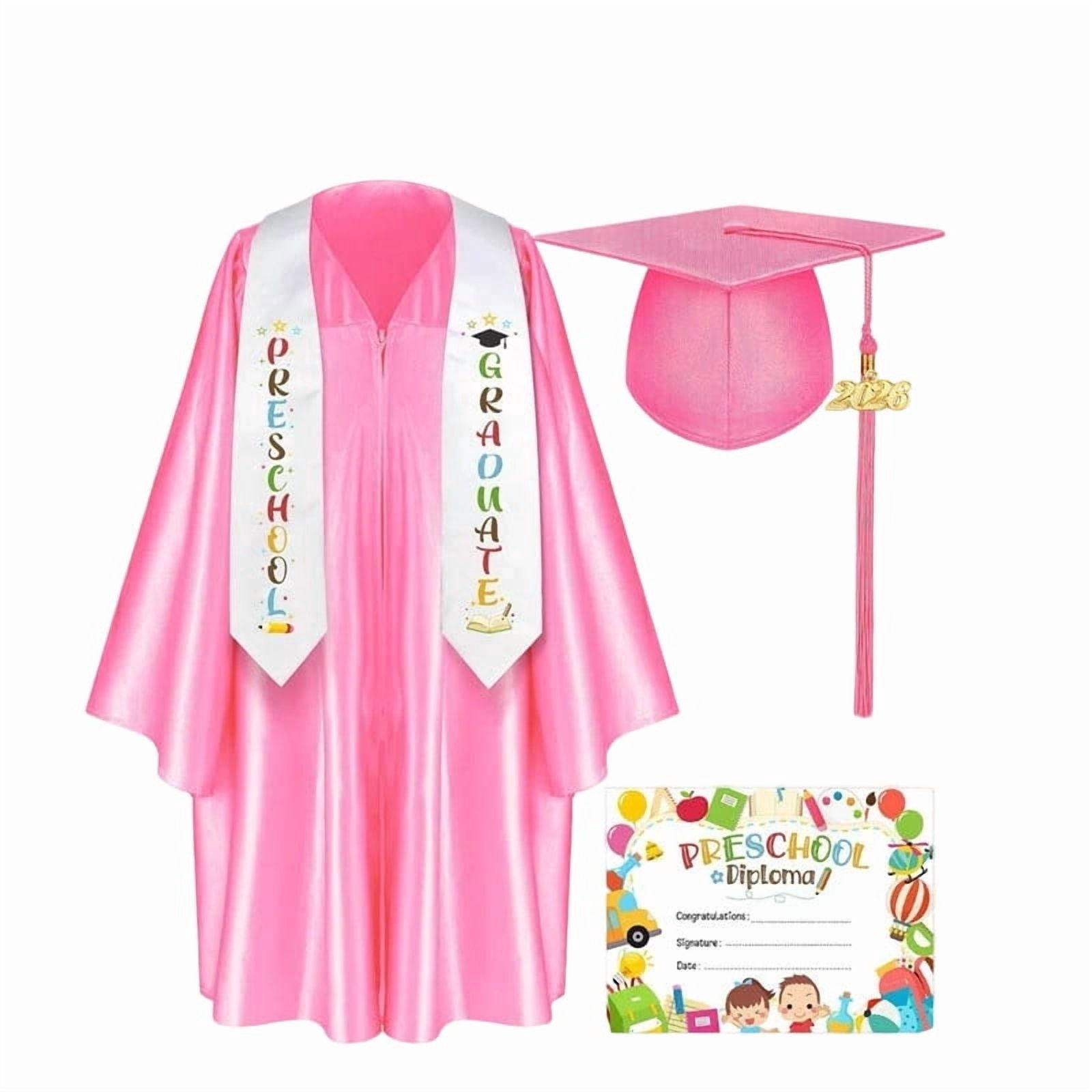 Kindergarten Graduation Cap and Gown Tassel Stole with 2026, 2027 ...