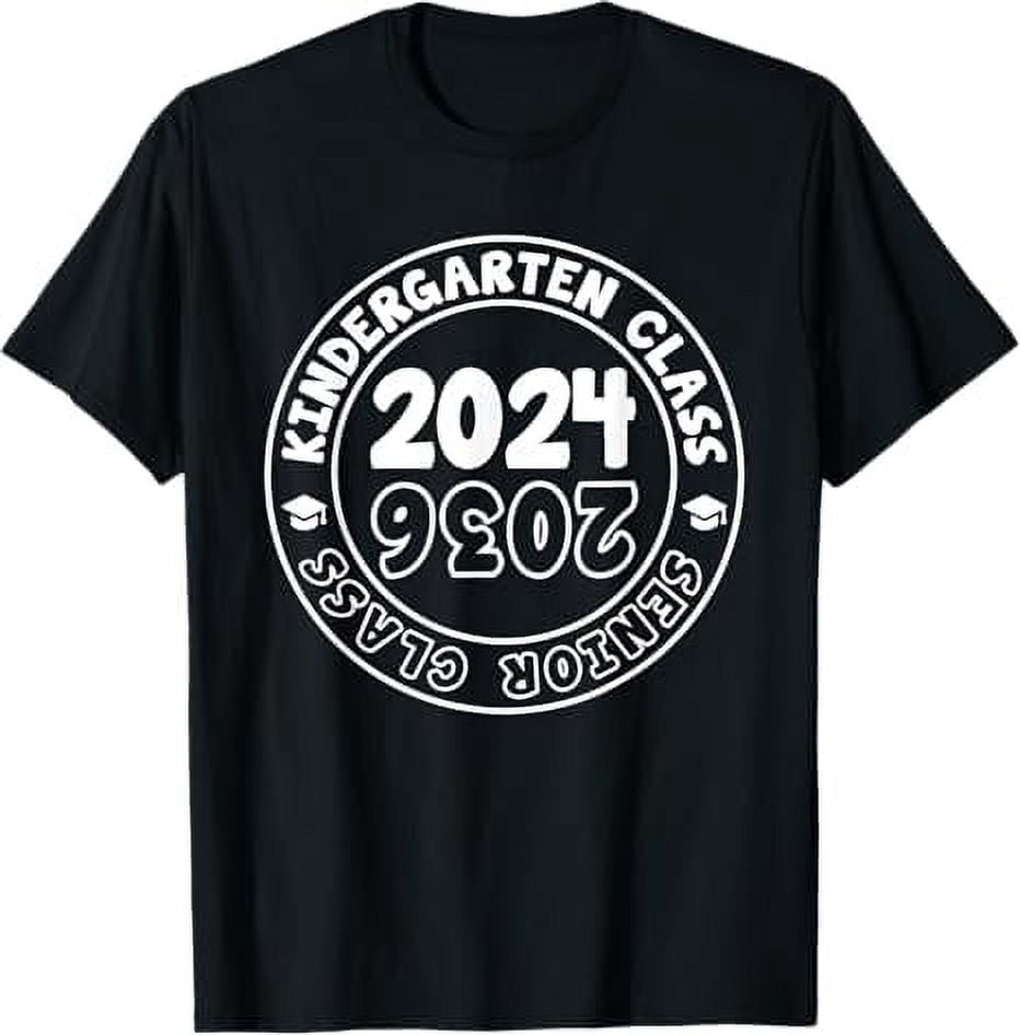Kindergarten Graduation Class Of 2024 Senior Class of 2036 T-Shirt ...