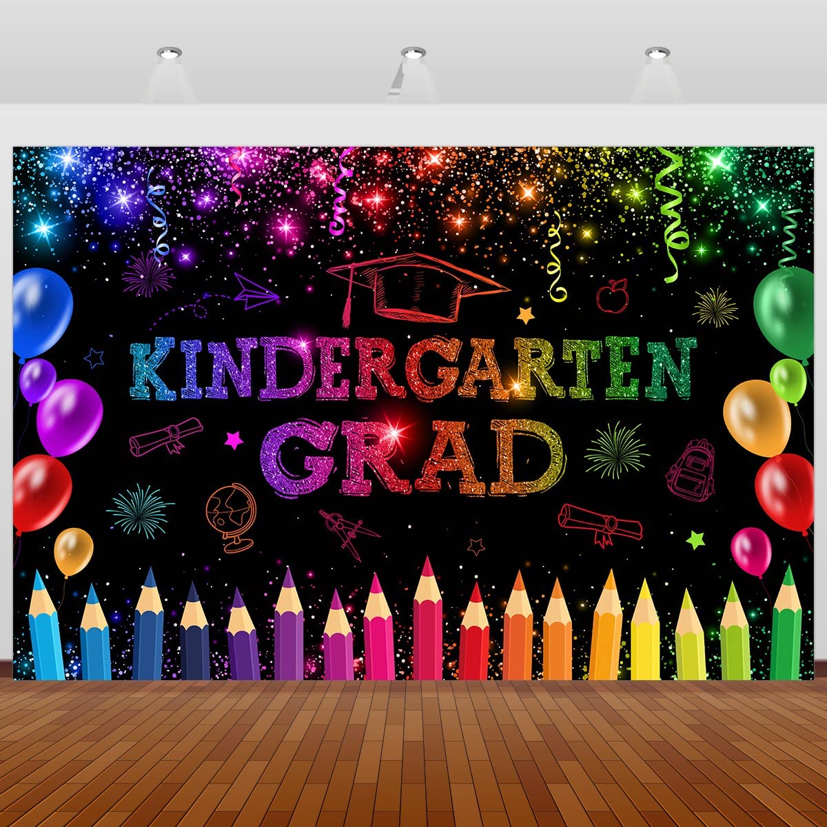 Kindergarten Graduation Decoration-Kindergarten Graduation Backdrop ...