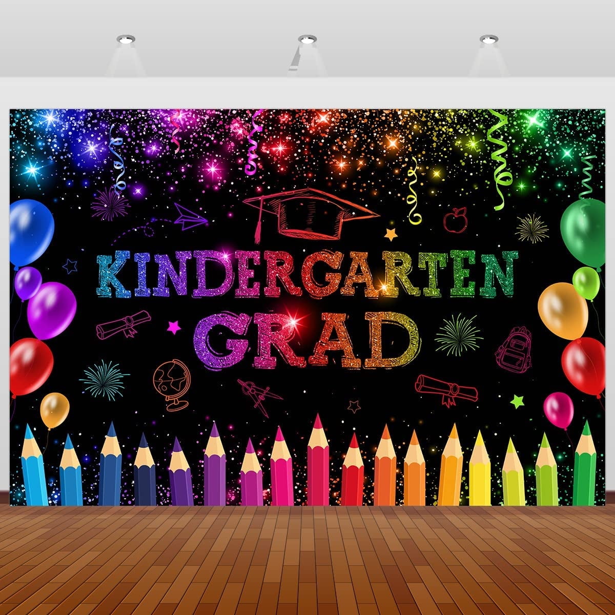 Kindergarten Graduation Decoration-Kindergarten Graduation Backdrop ...