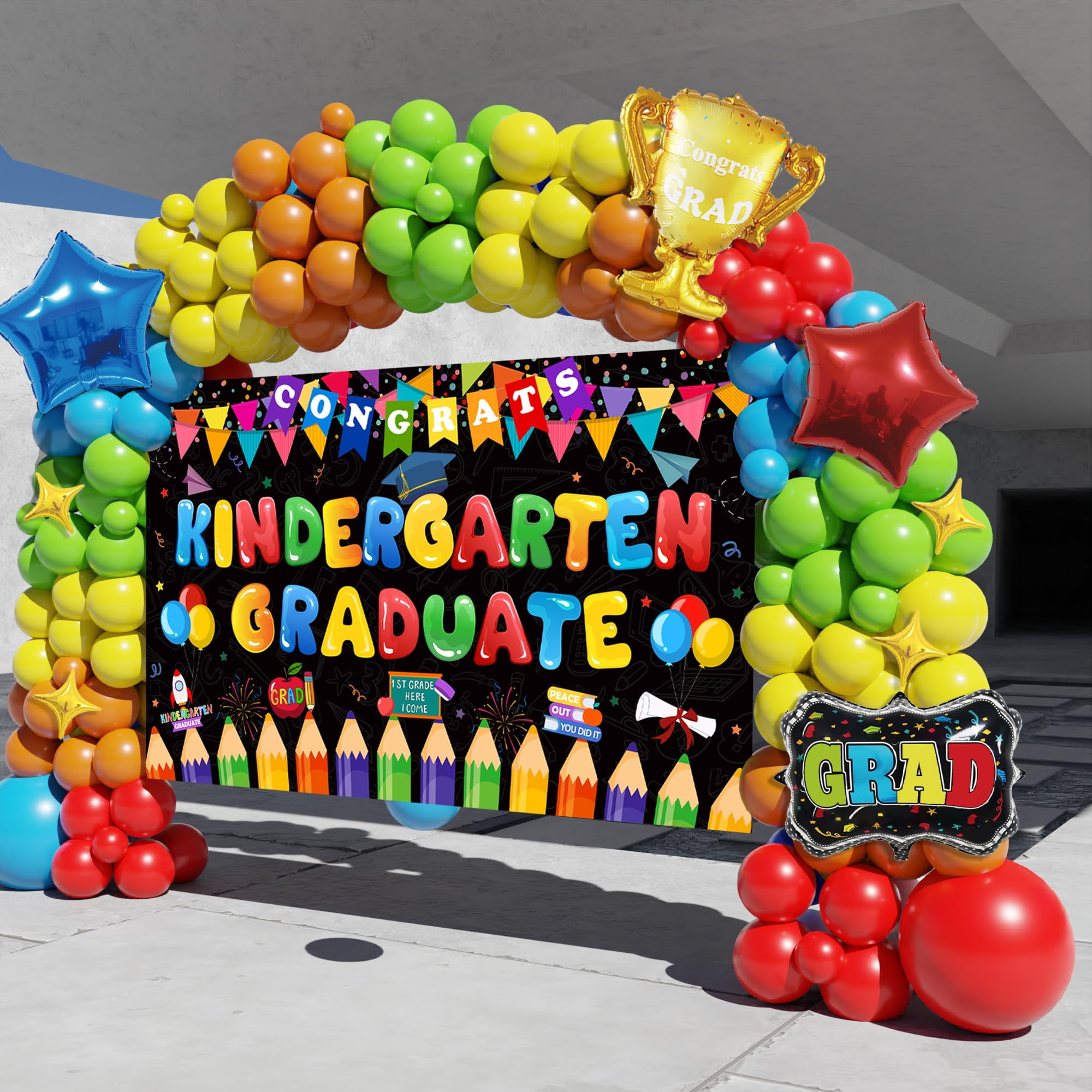 Kindergarten Graduation Decorations, 154PCS MMF7 Kindergarten ...