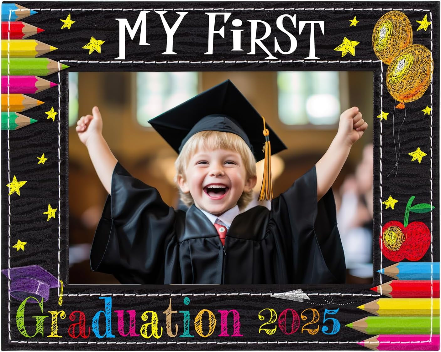 Kindergarten Graduation Picture Frame - 4x6 Horizontal Preschool ...