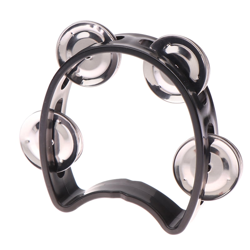 Kindergarten Hand-held Tambourine Metal Bells Plastic Rattle Ball ...