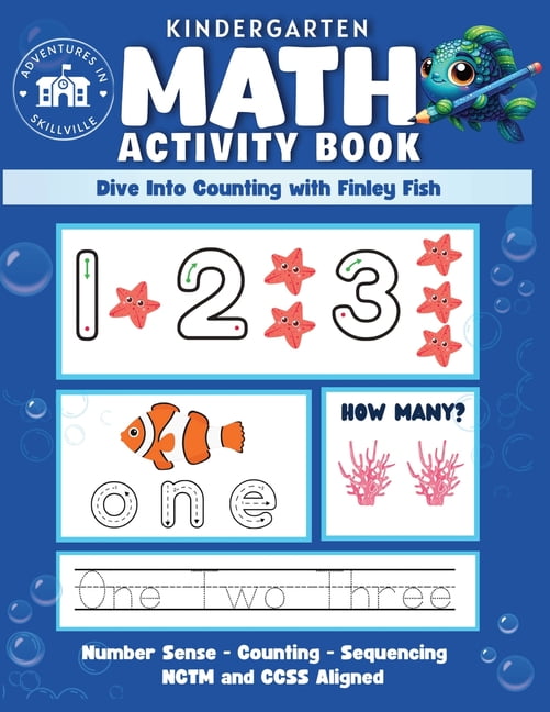 Kindergarten Math Activity Book: For Kindergarten and Preschool Kids ...