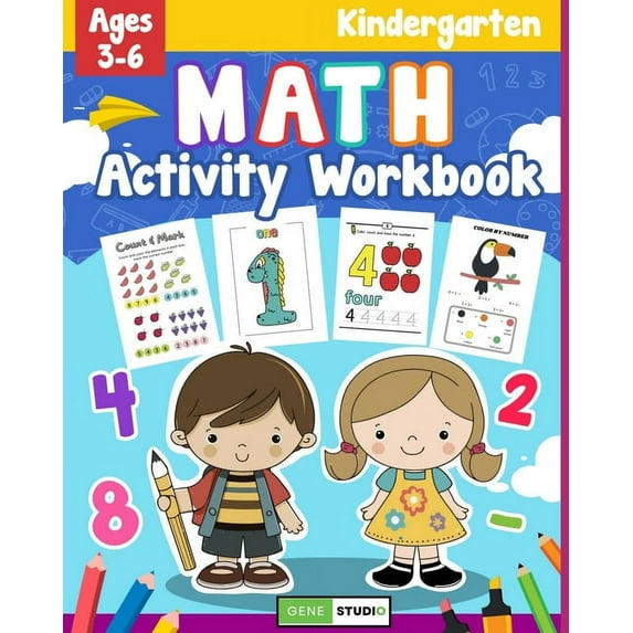 Kindergarten Math Activity Workbook: Basic Mathematics Learning Book ...