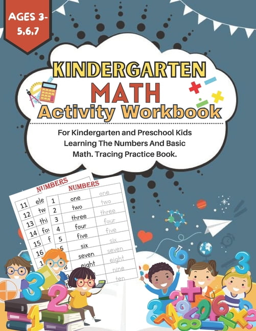 Kindergarten Math Activity Workbook: For Kindergarten and Preschool ...