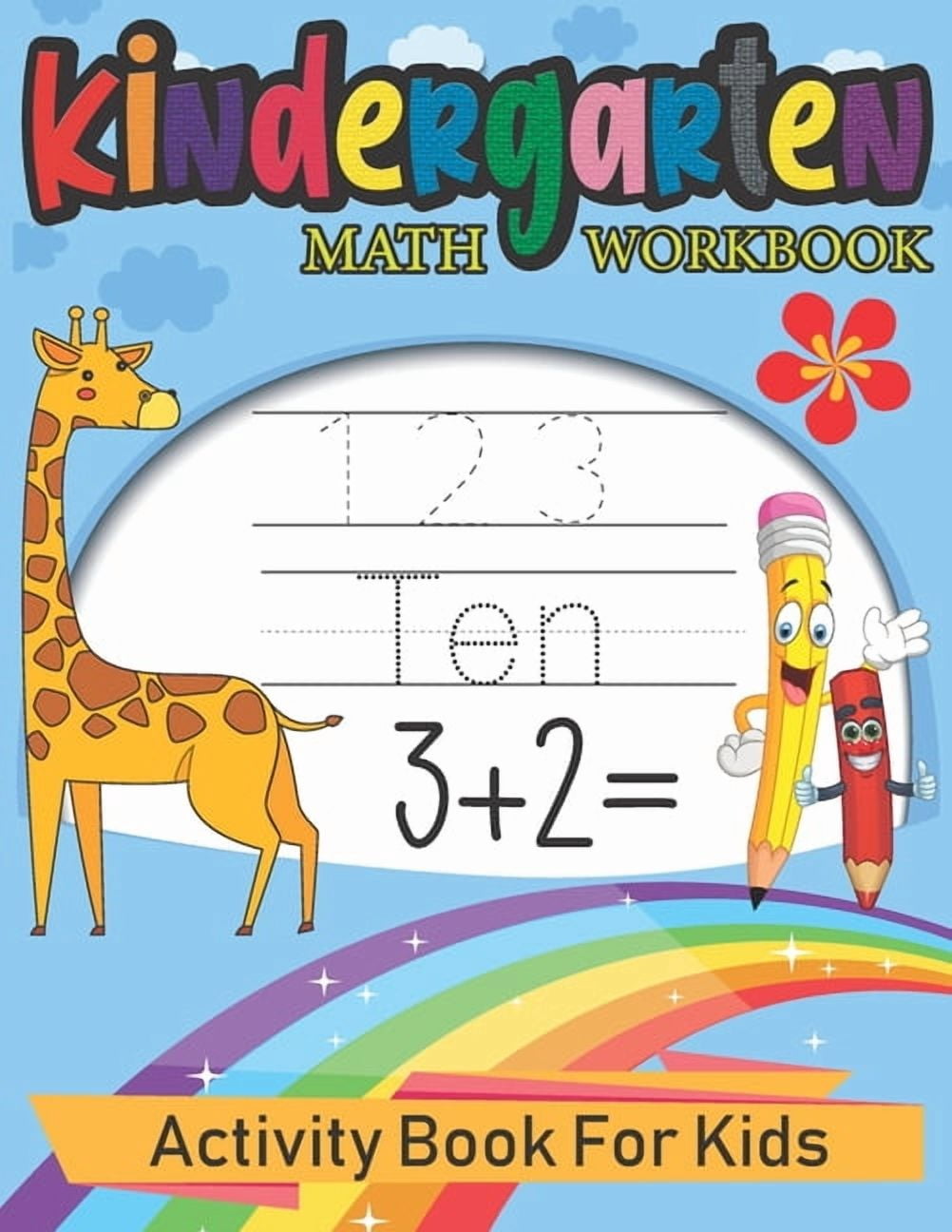 Kindergarten Math Workbook: Activity Book For Kids: Beginner Math ...