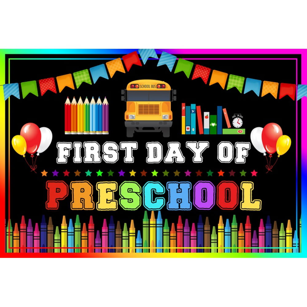 Kindergarten Preschool Graduate Backdrop for Photography Congrats Grad ...