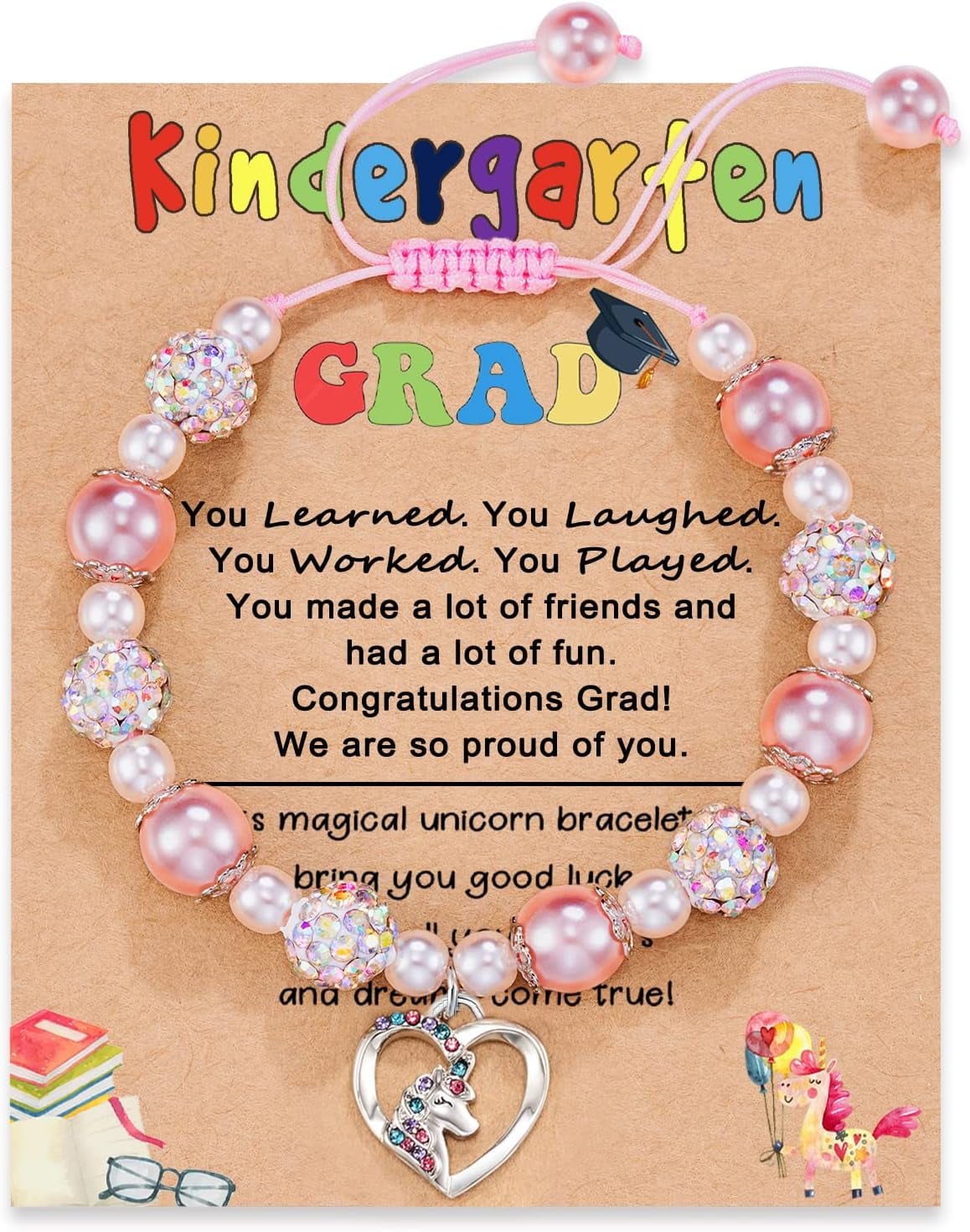 Kindergarten/Preschool Graduation Gifts for Girls | Pink Pearl and ...