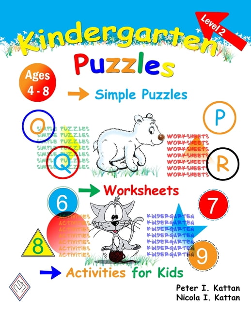 Kindergarten Puzzles - Level 2: Simple Puzzles, Worksheets, and ...