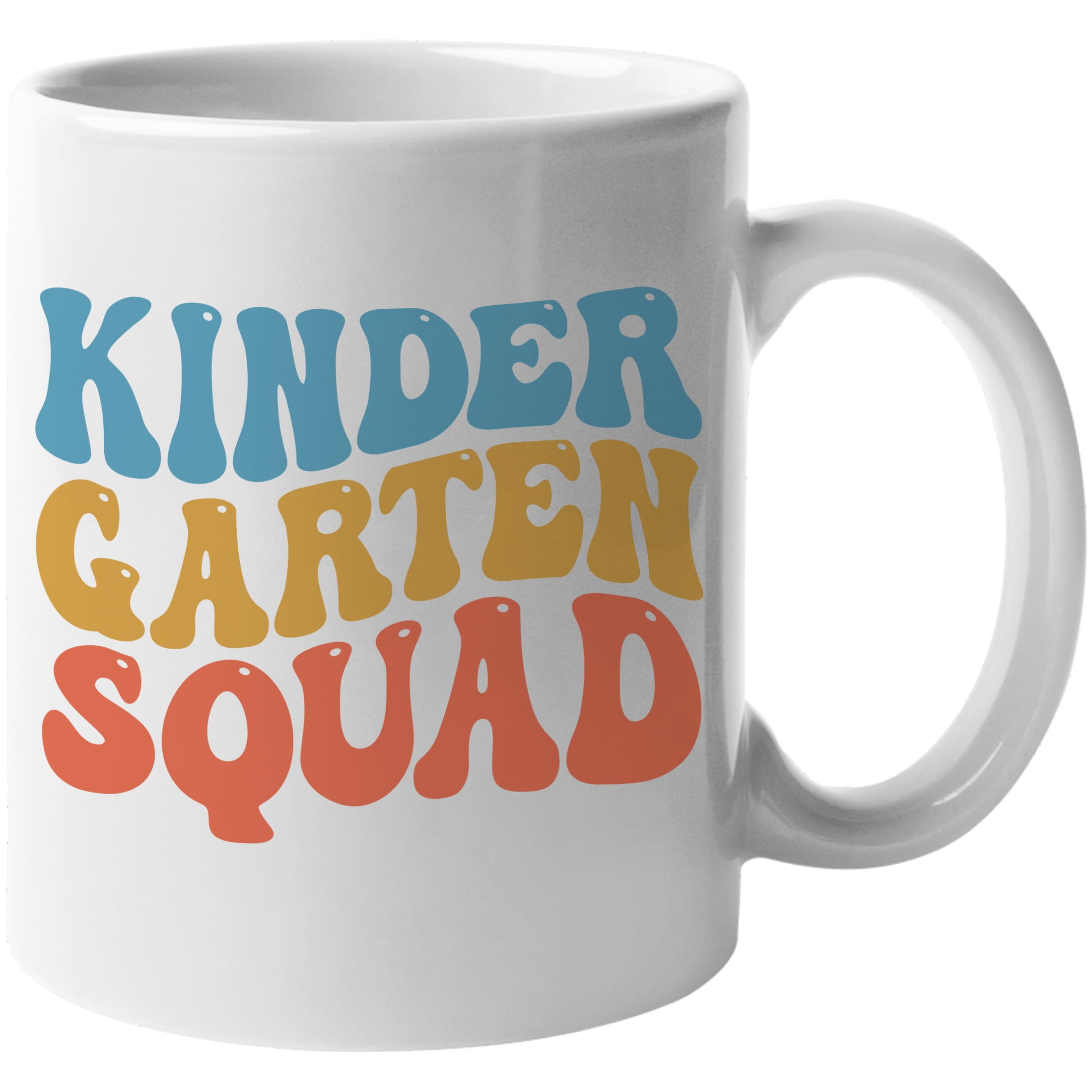 Kindergarten Squad, Preschool School Teacher Themed, Groovy Retro Wavy ...