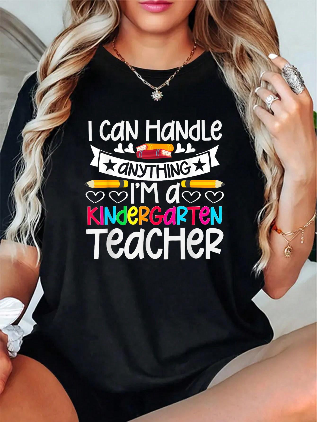 Kindergarten Teacher Life School Education Rainbow Toddler T-Shirt ...