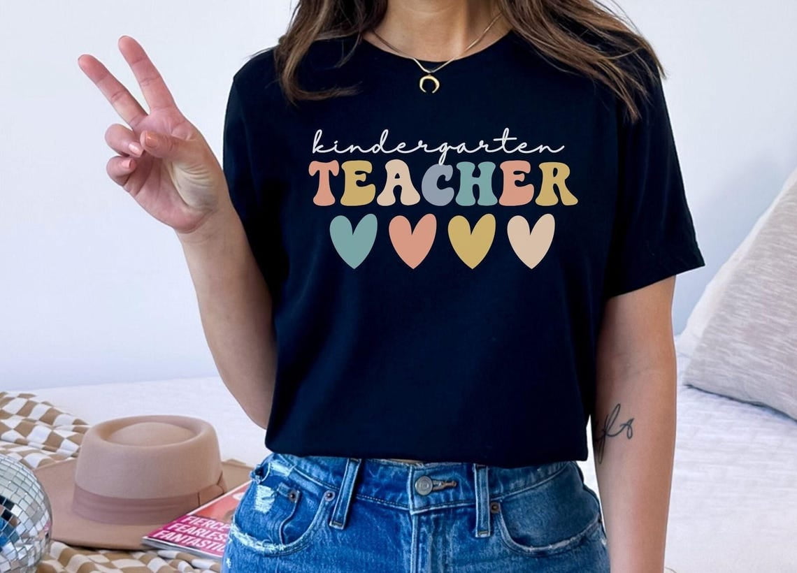 Kindergarten Teacher Shirt, Kindergarten Teacher T-Shirt, Teacher Appreciation, Gito School ...