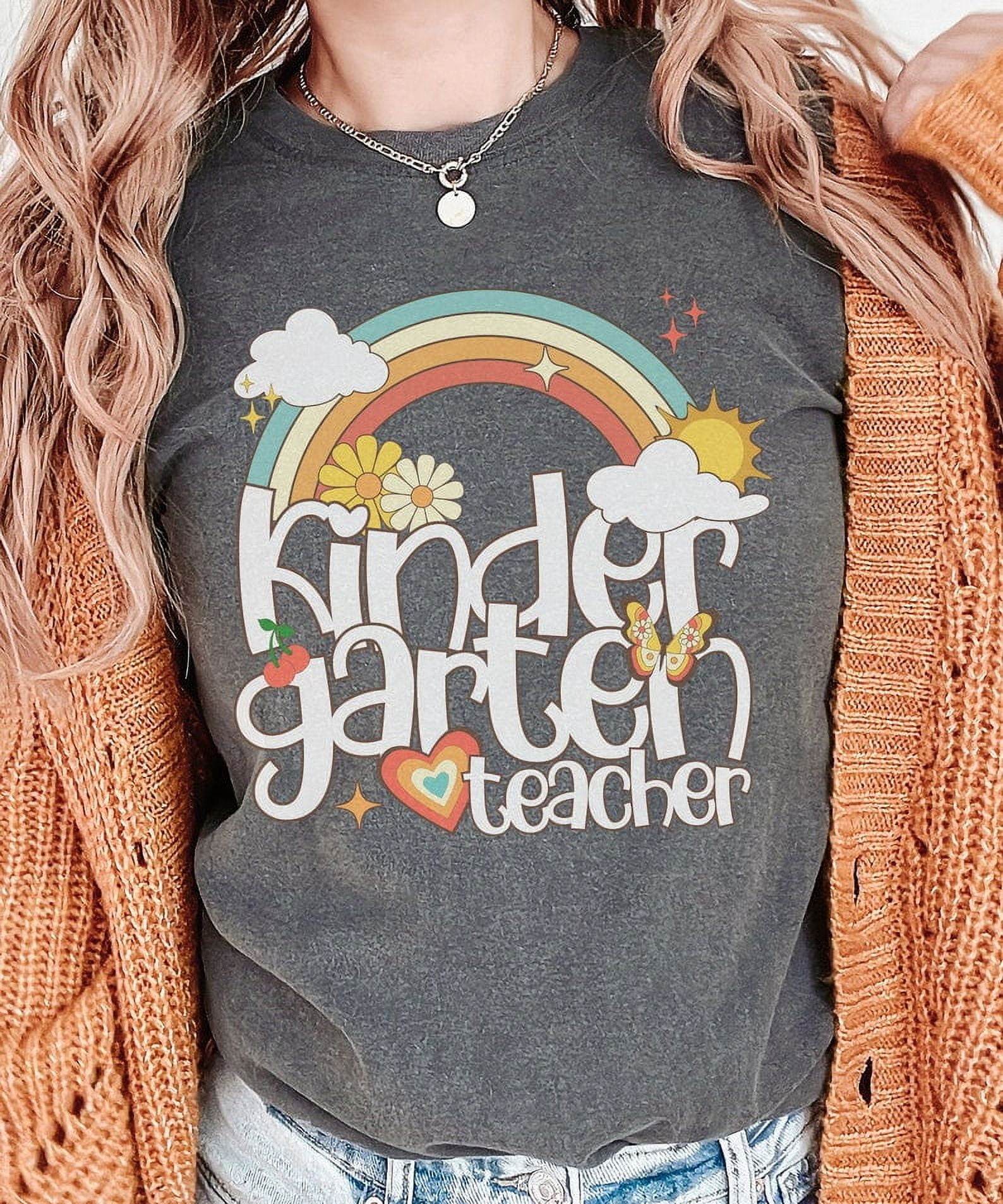 Kindergarten Teachers Retro-Inspired Shirt First Day Of School T Shirt ...