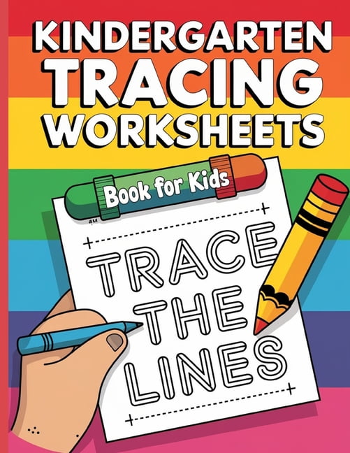Kindergarten Tracing Workbook for Kids: Activity Book for Toddlers ...