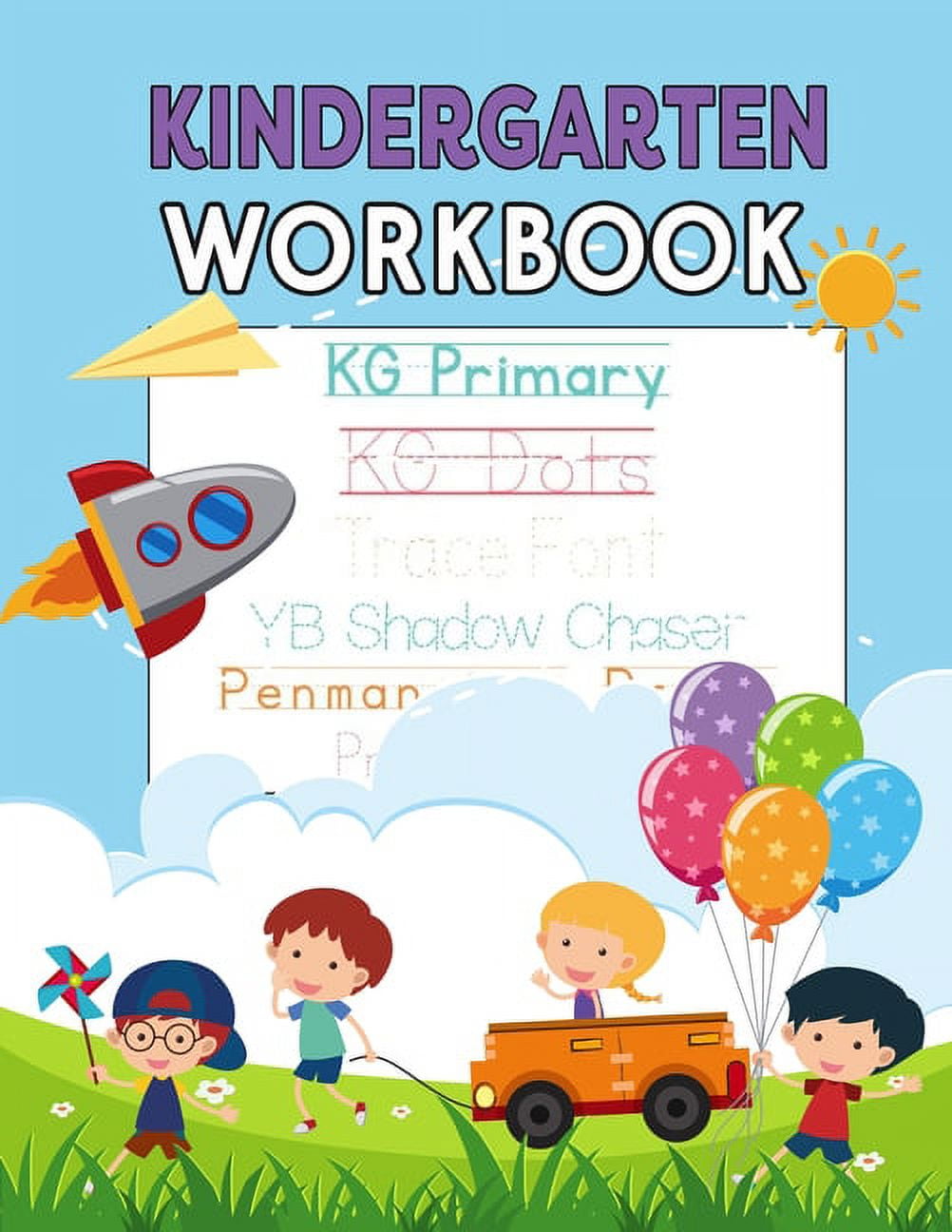 Kindergarten Workbook: Letters, Numbers, Shapes for Kids - Walmart.com