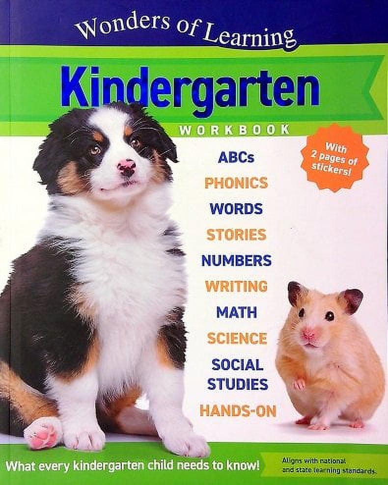 Kindergarten Workbook (Wonders of Learning) - Walmart.com