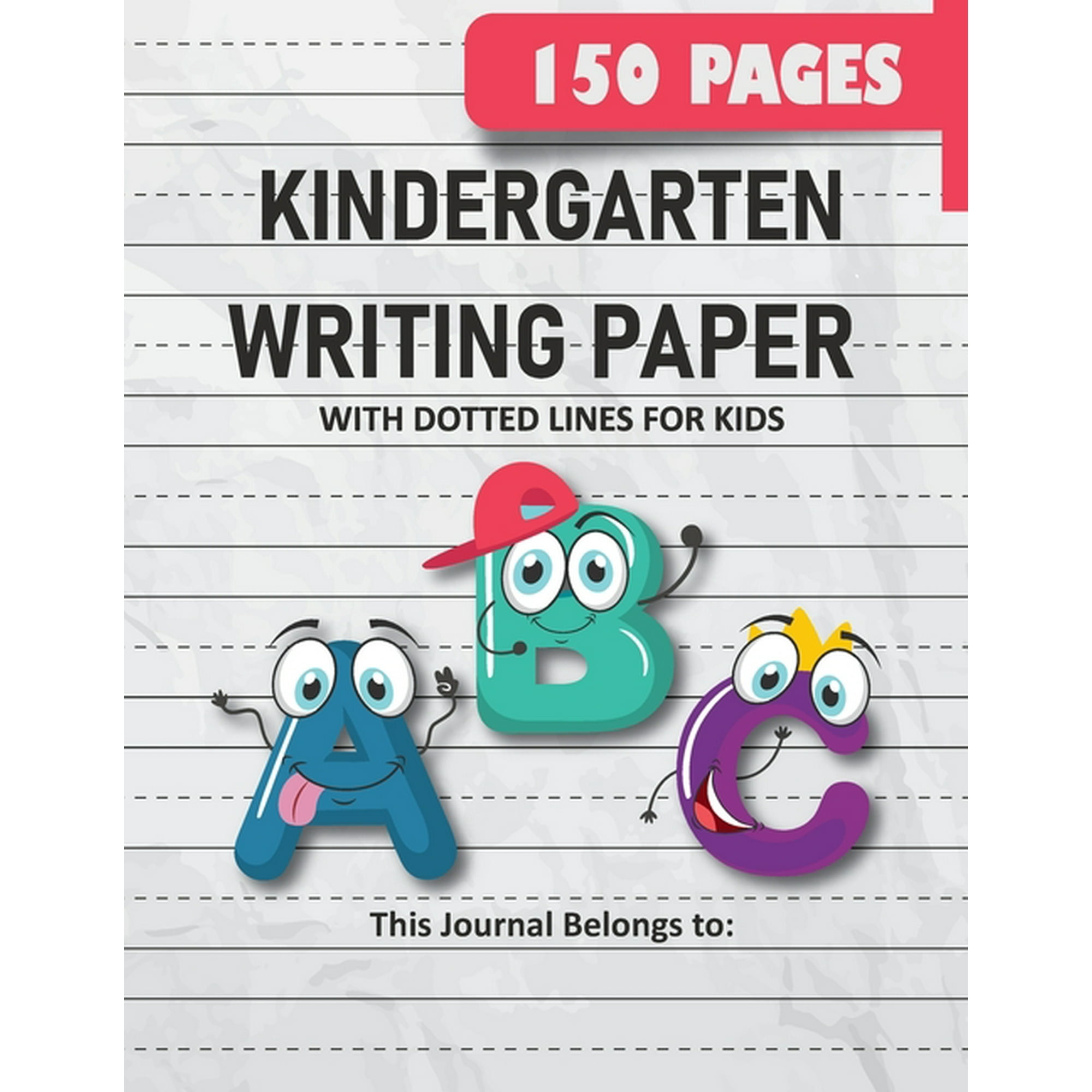 Kindergarten Writing Paper With Alphabet