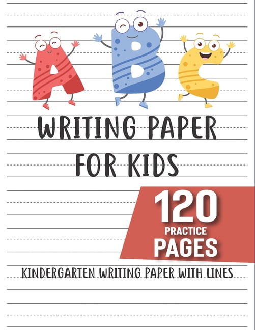 Kindergarten writing paper with lines Writing Paper for kids ...
