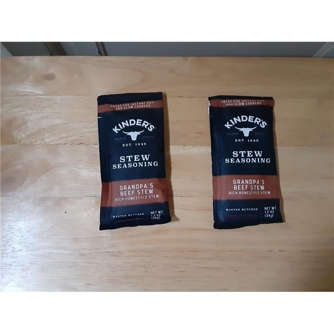 Kinders 1.2 oz Beef Stew Seasoning Mix - Pack of 15 - Walmart.com