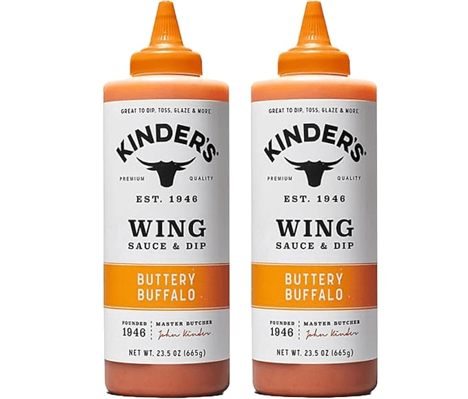 Kinders Buttery Buffalo Wing Sauce & Dip Gluten Free Non GMO Vegan ...