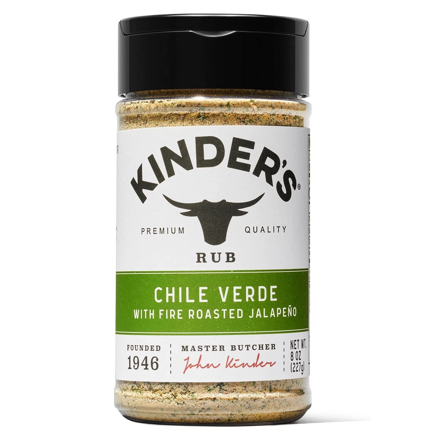 Kinders Chile Verde With Fire Roasted Jalapeno Rub (8 Ounce) Packaging ...