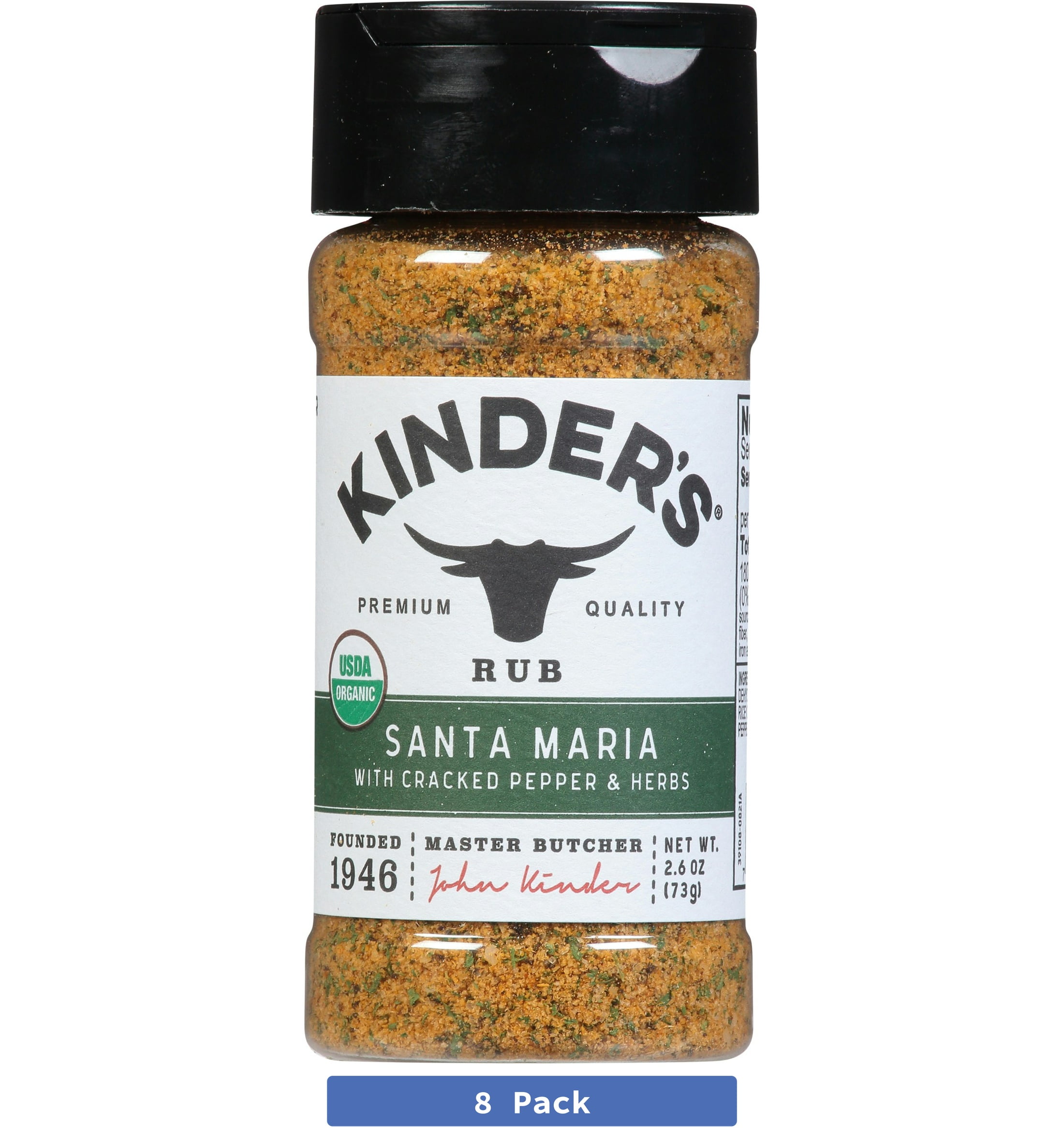Kinders Rub Santa Maria Organic (Pack of 8) - Walmart.com