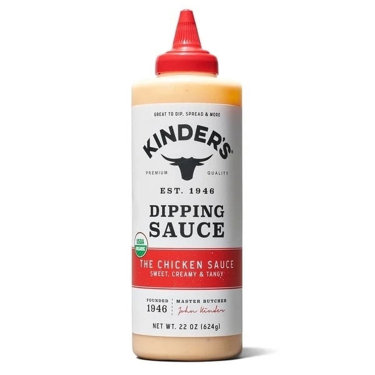 Kinder's The Chicken Sauce, Sweet Creamy Tangy Dipping Sauce, 22 Ounce ...