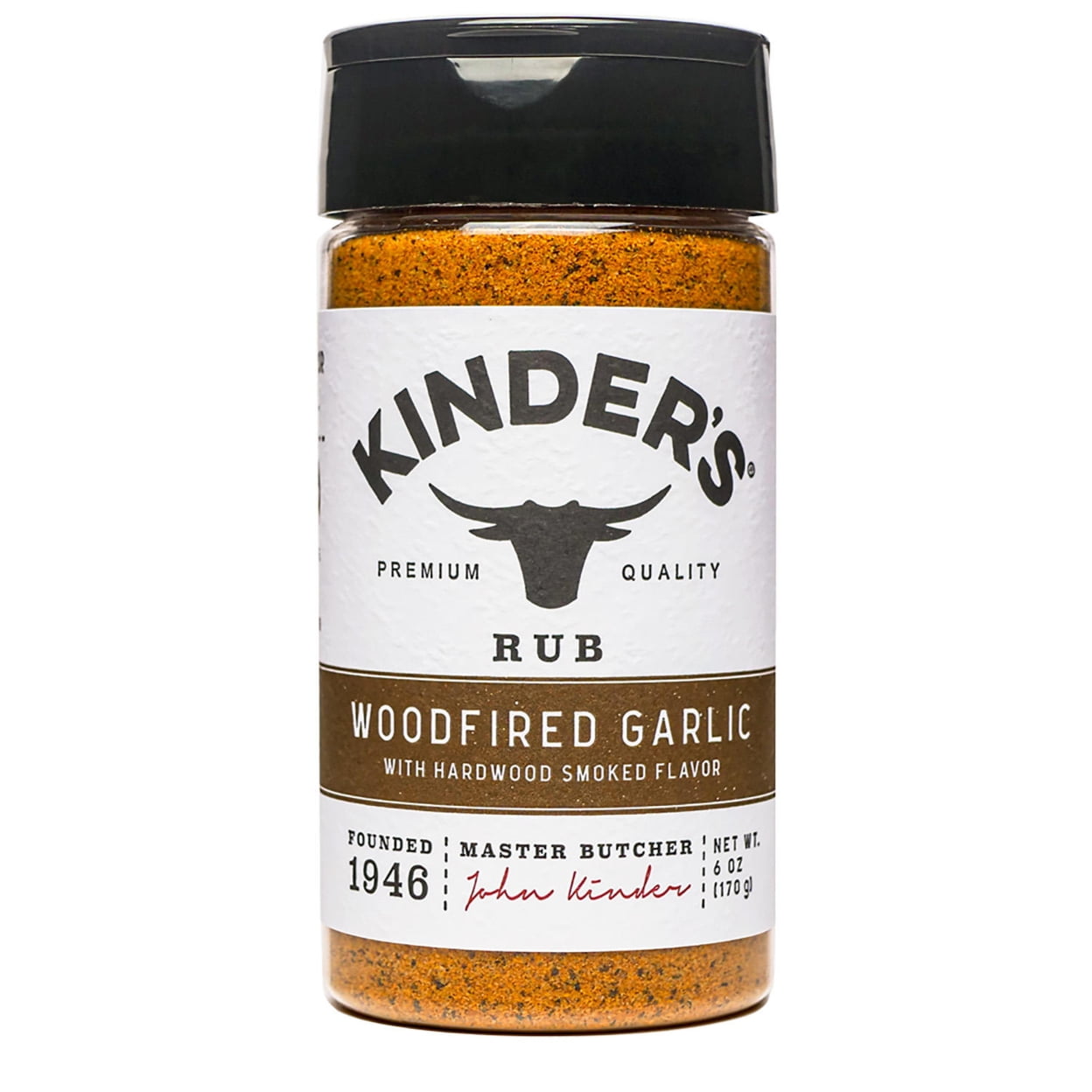 Kinder's Woodfired Garlic Rub, Smoky Garlic Seasoning, 9.5 Ounce ...
