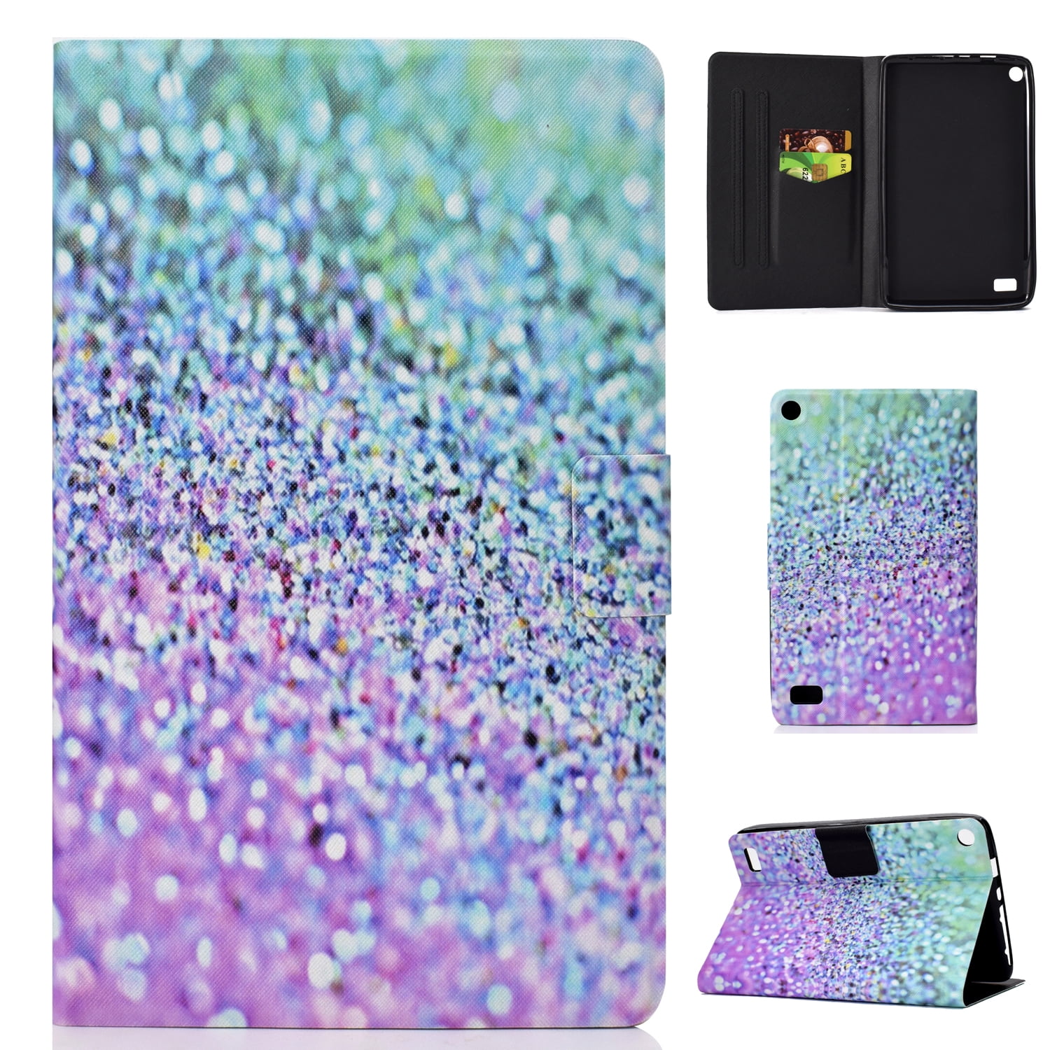 Kindle Fire 7-inch 2015/2017 Wallet Case, Allytech PU Leather Folio ...