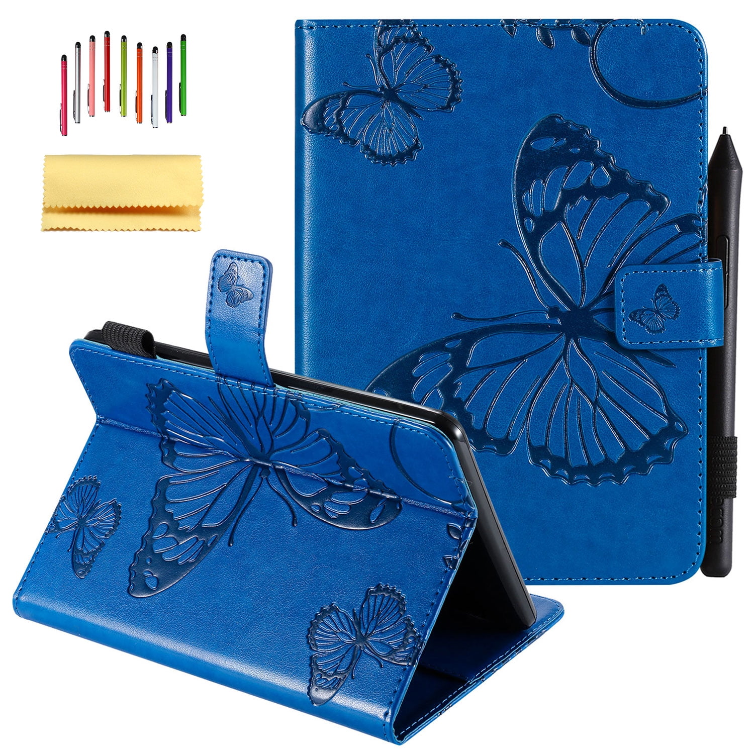 Kindle Paperwhite Case,Allytech Embossed with Butterfly Folio Stand ...