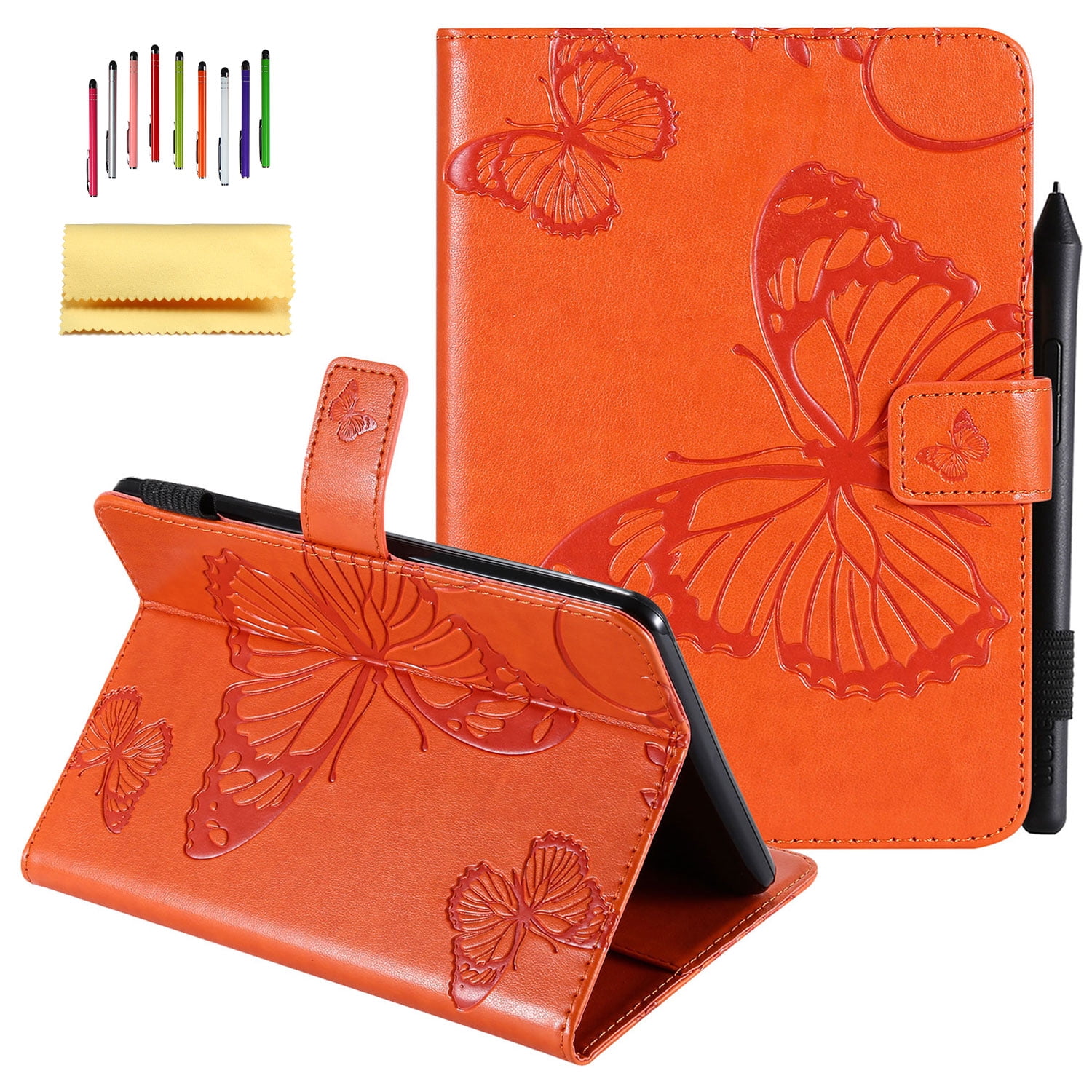 Kindle Paperwhite Case,Allytech Embossed with Butterfly Folio Stand ...