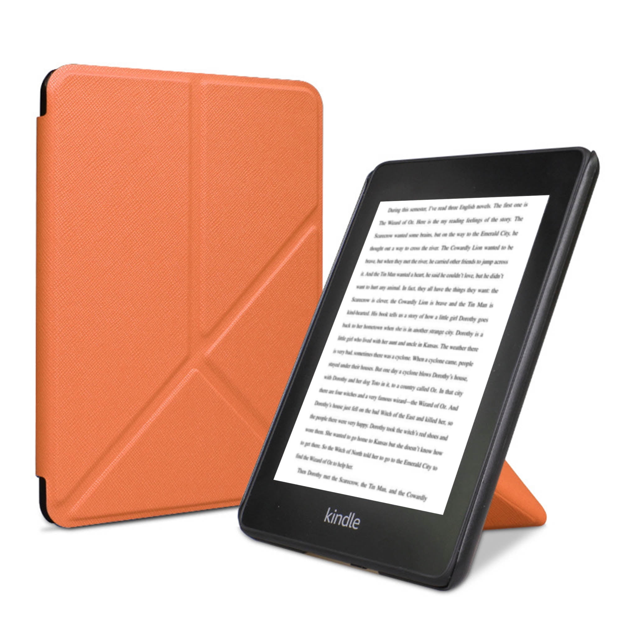 Kawell Kindle Paperwhite Case with Stand - Durable PU Leather Cover ...